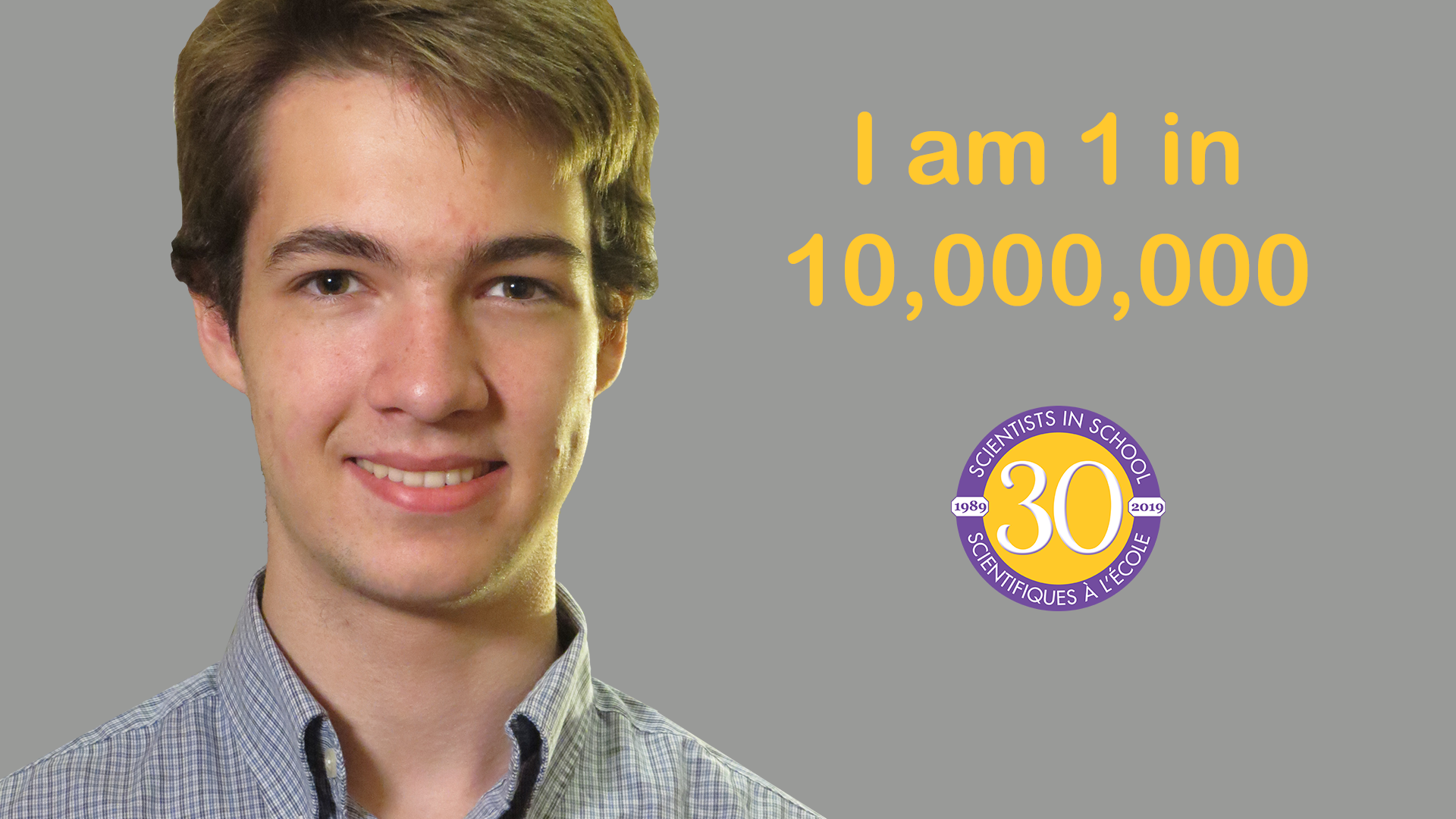 Meet Nicholas: Scientists in School Alumnus and Future Change-Maker ...
